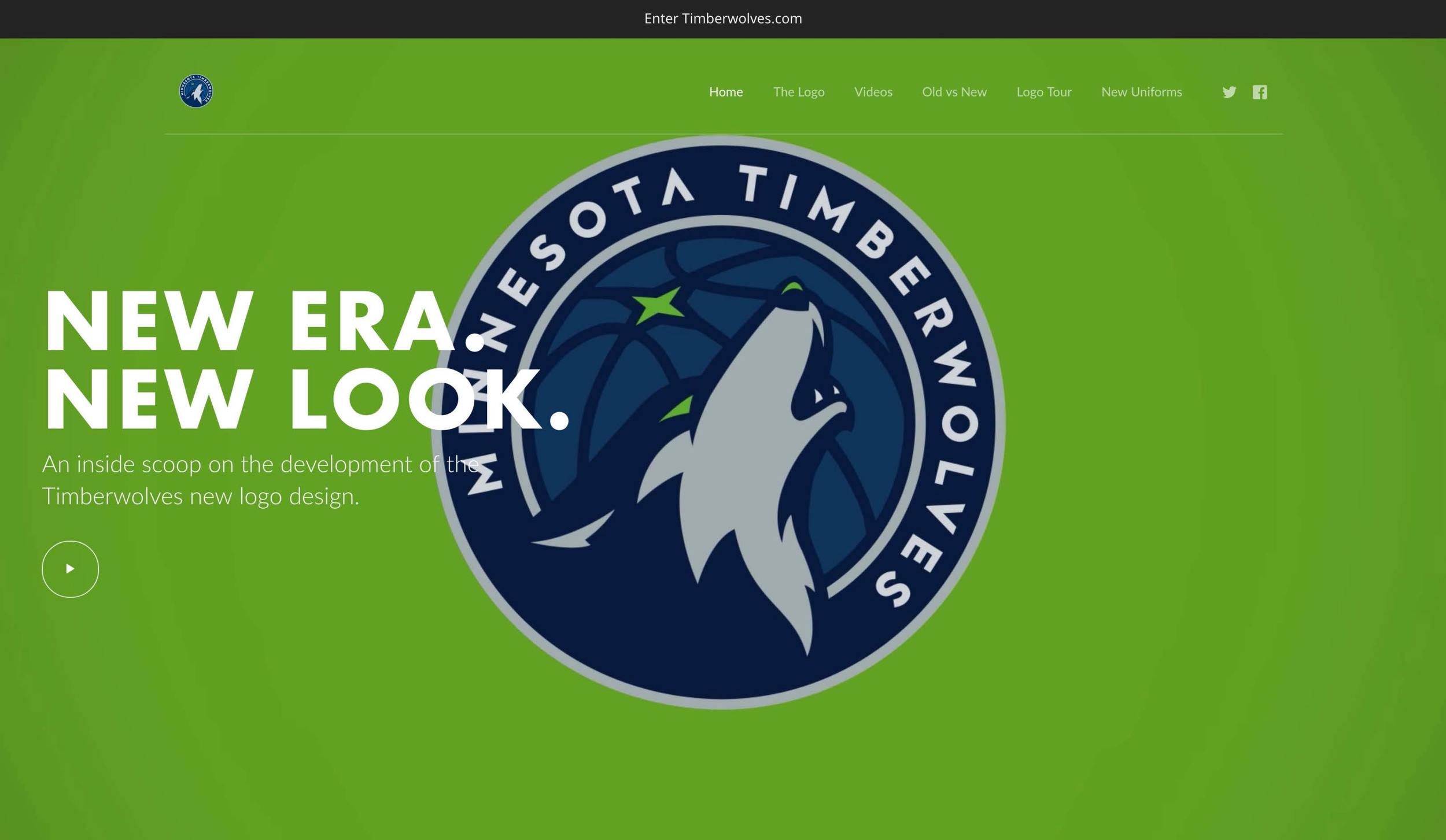 Timberwolves New Logo Unveil Site - The Show MN Winners